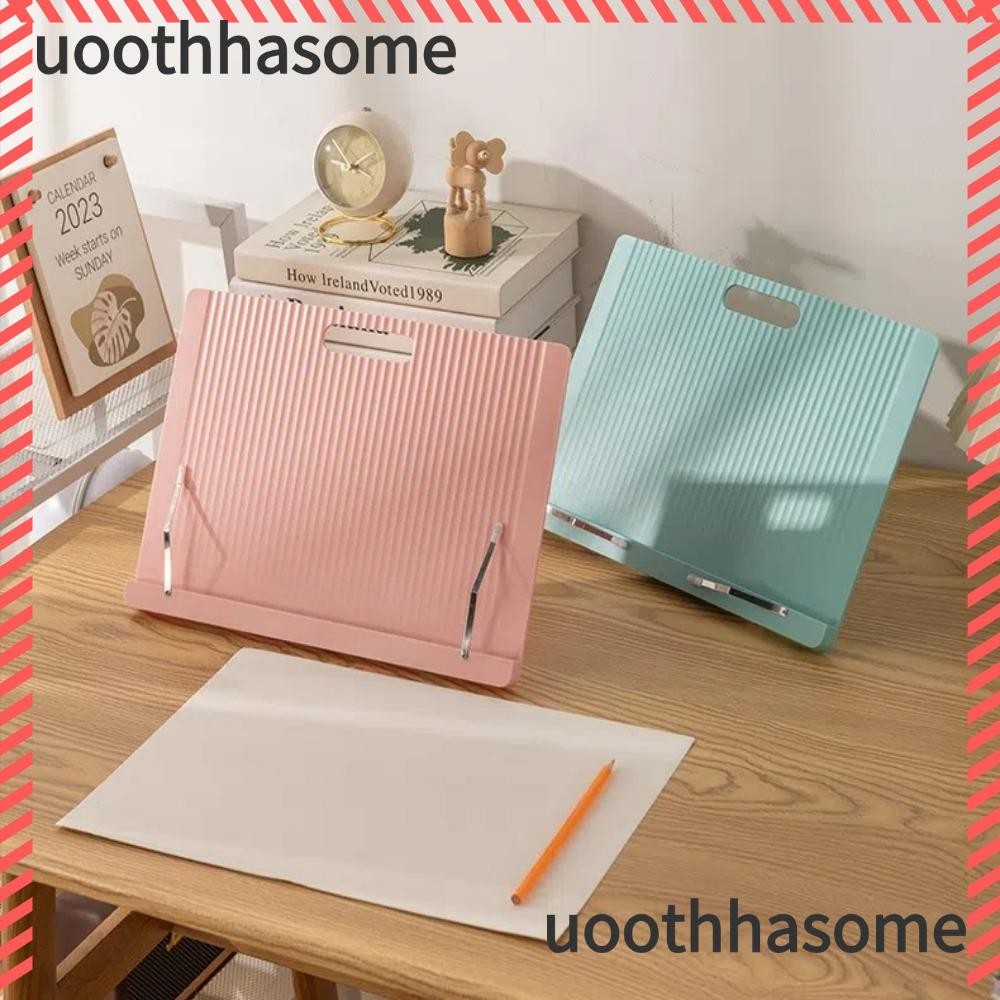 Uothhasome Bookend Stand, Adjustable Portable Reading Book Stand ...