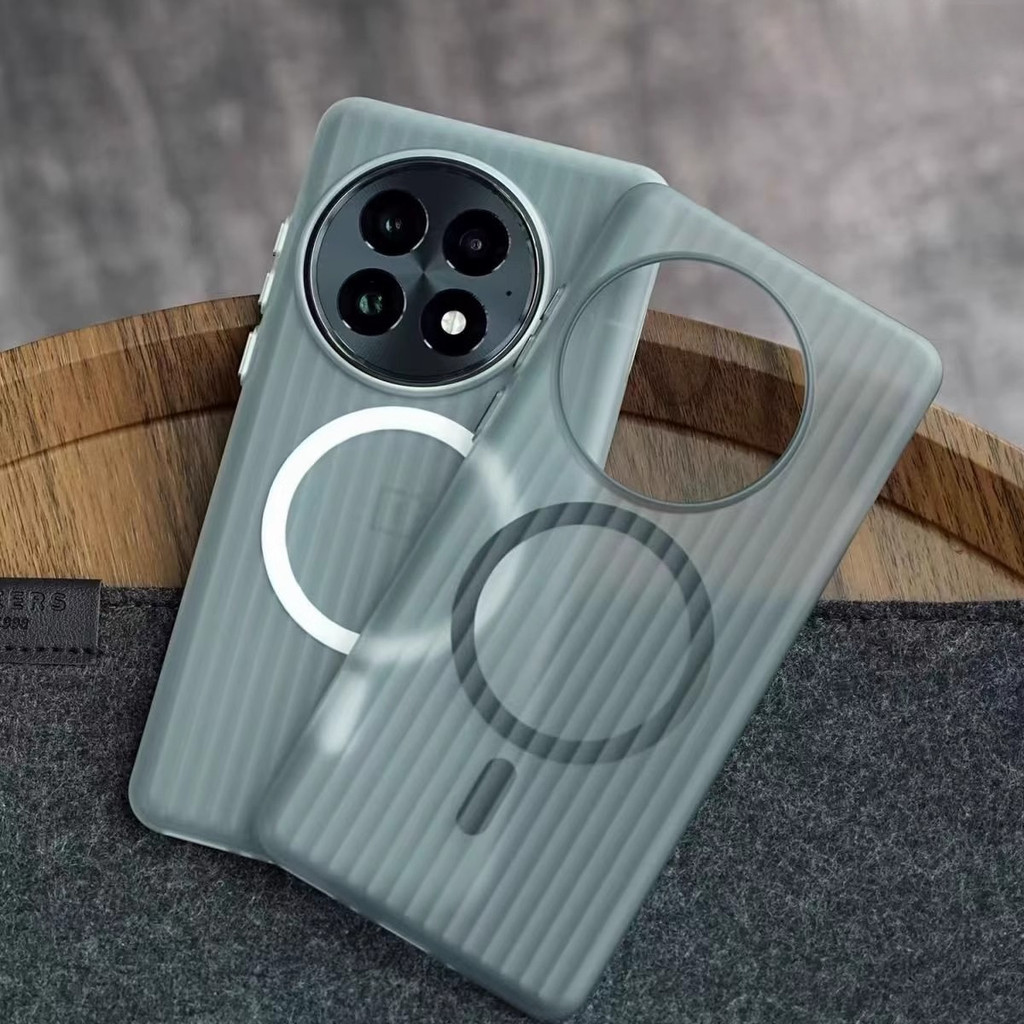 ปุ่มโลหะแม่เหล็กดูด Moblie เคสโทรศัพท์สําหรับ OnePlus 13 13R 12 One ...