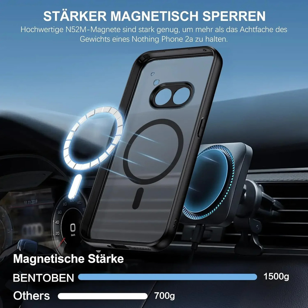 Magnetic Wireless Charger Case สําหรับ Nothing Phone 3A Magnetic กัน ...