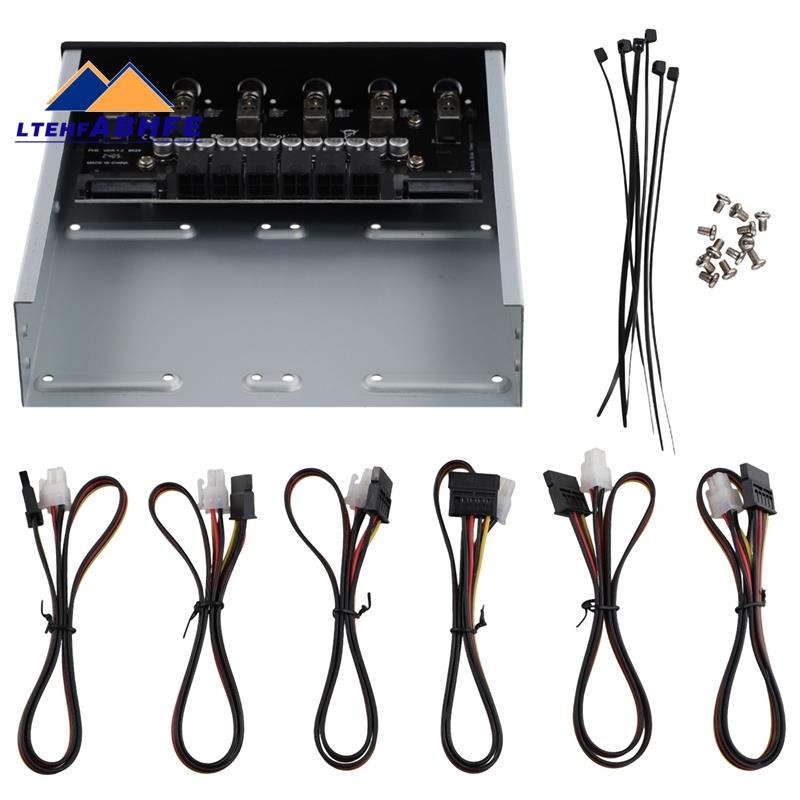 6 Way Hard Disk Selector Controller ฮาร์ดไดรฟ์โมดูลสวิตช์ไฟสําหรับคอมพิวเตอร์เดสก์ท็อปรองรับ 2.5 ...