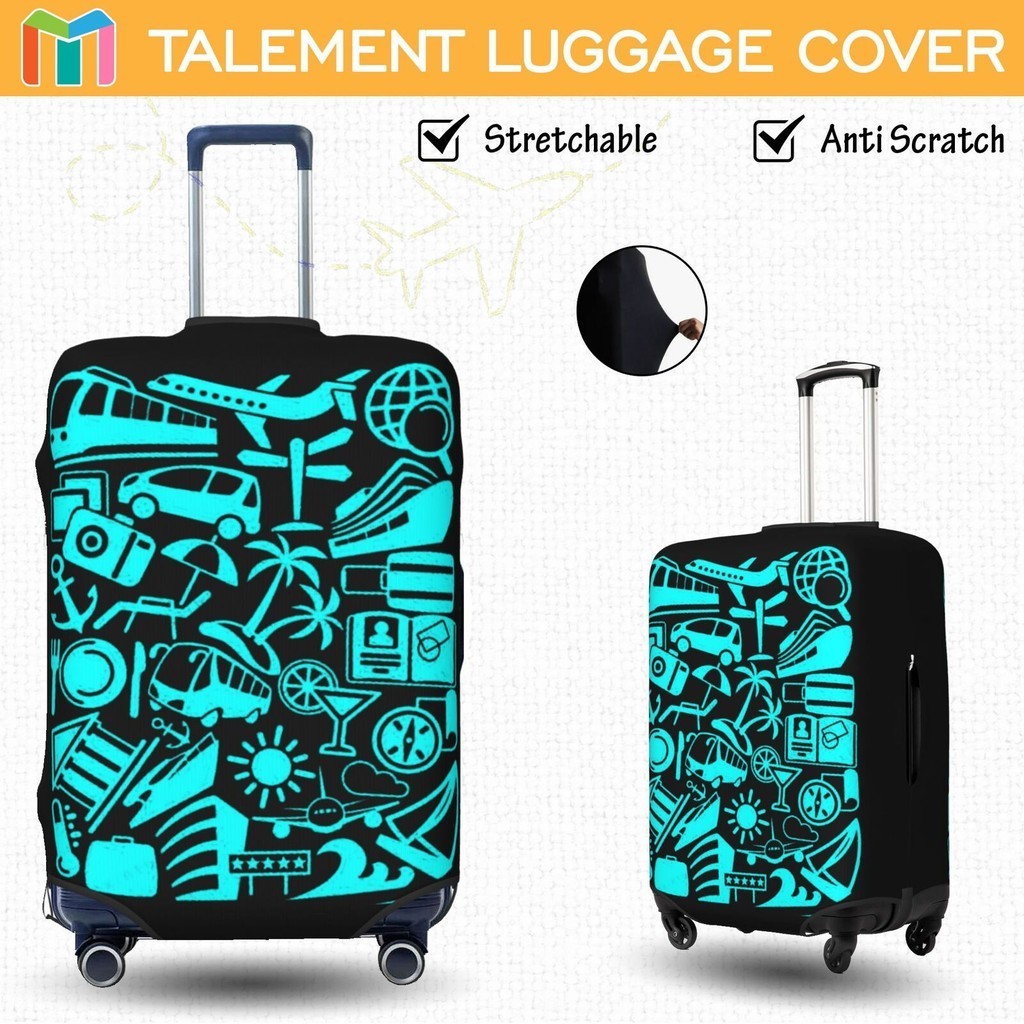 ผ้าคลุมกระเป๋าเดินทาง แบบยืดหยุ่น อุปกรณ์เสริม สําหรับกระเป๋าเดินทาง 18 ...