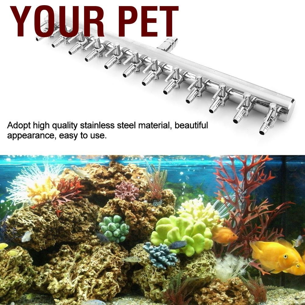 Your Pet 12 ข้อต่อวาล์วควบคุมอากาศสำหรับตู้ปลาปั๊มตัวควบคุมถังปลาไหลท่อ ...