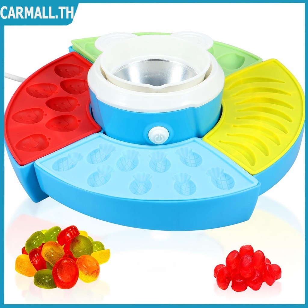 Gummy Candy Making Kit 4 รูปร่างแม่พิมพ์ 220V ตลก Gummy Candy Maker ...