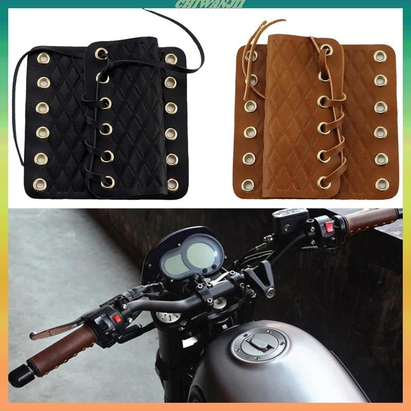 [ Chiwanji1 ] Universal Motorcycle Hand Grips Cover Throttle Grip ...