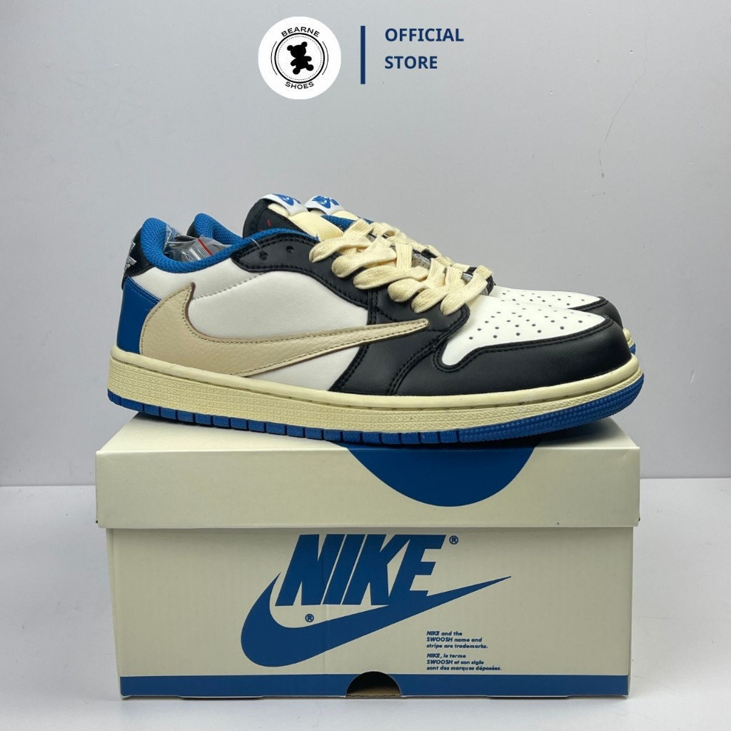Nidyden วันนี ้ Air Jordan 1 low Travis Max X blue slim-fit dm786-1640 ...