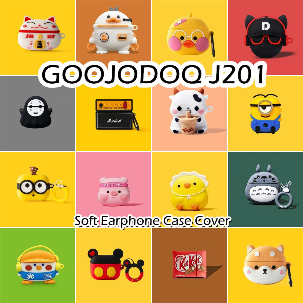 พร้อมส่ง! นําไปใช้กับ GOOJODOQ J201 เคส Case เคสหูฟัง การ์ตูนน้ําเย็น ...