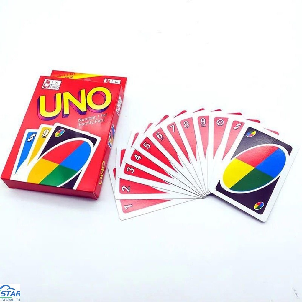 Uno Card Reasoning Board Game All English Endless Fun Trading Play Toys ...