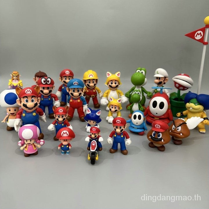 สินค ้ าจํานวนมากของแท ้ Super Mario Mario Louis Hands-on ตุ ๊ กตาสนุก ...