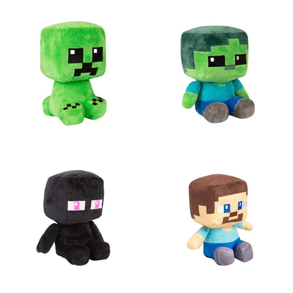Minecraft ตุ ๊ กตา Steve Plush Creeper Shadow Dragon ตุ ๊ กตาของเล ่ ...