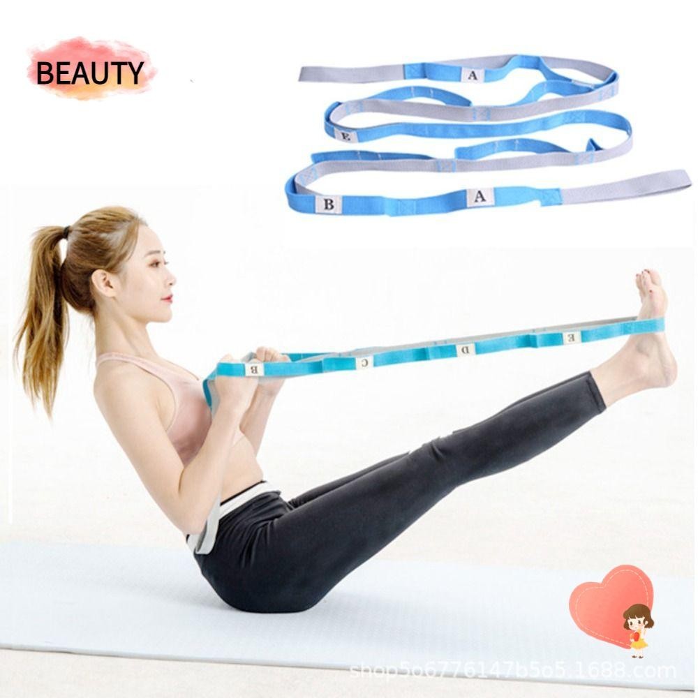 Beauty พิลาทิสโยคะ Straps, พร ้ อมตัวอักษร Non-Elastic 2.5m Stretching ...
