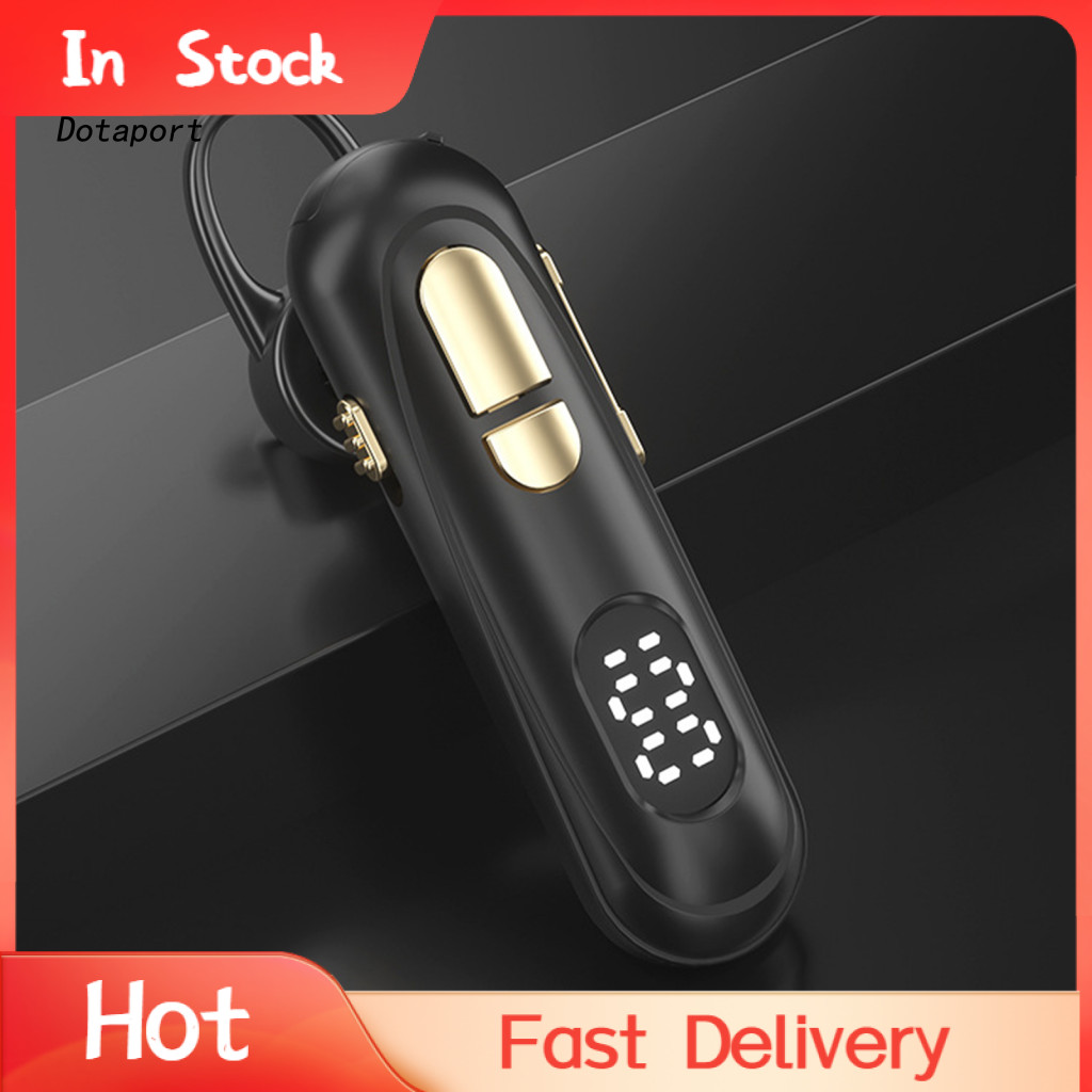 Kddt- 1 PC L19 Earhook รองรับบลูทูธ 51 หูฟังไร้สายแบบพกพาแบบชาร์จไฟได้ ...