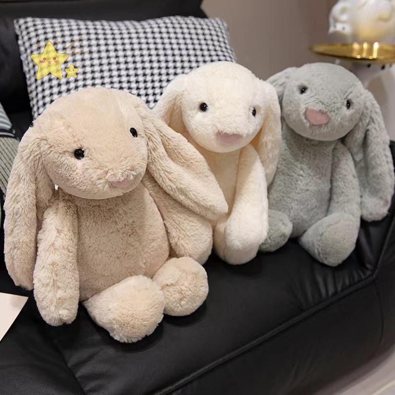 [JBTH] Long Ears Bunny Doll Plush Toy Cute Princess Rabbit Droopy Eared ...