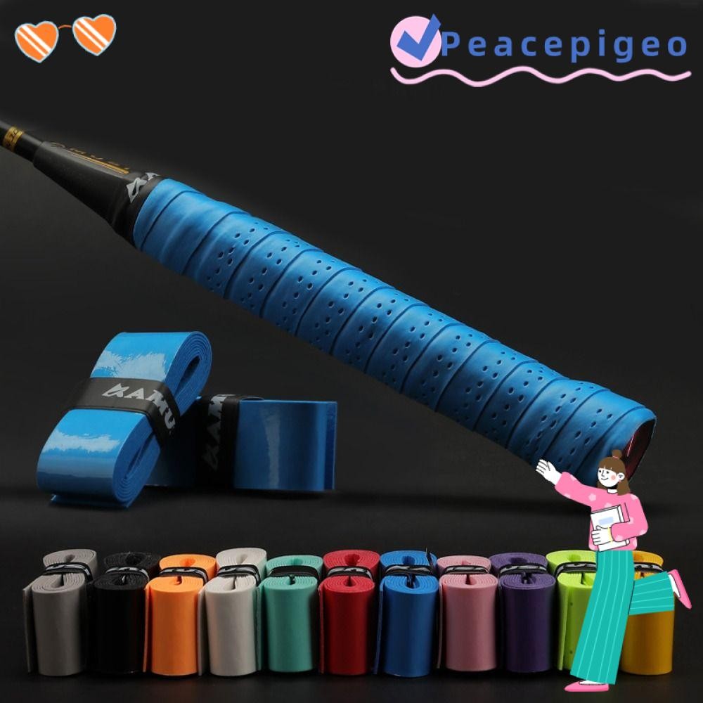 Peacepigeo เทปดูดซับเหงื่อ, เทปผ้าขนหนูไม้แบดมินตันที่ทนทานหนา, แถบกันลื่นไมโครไฟเบอร์กันลื่น ...