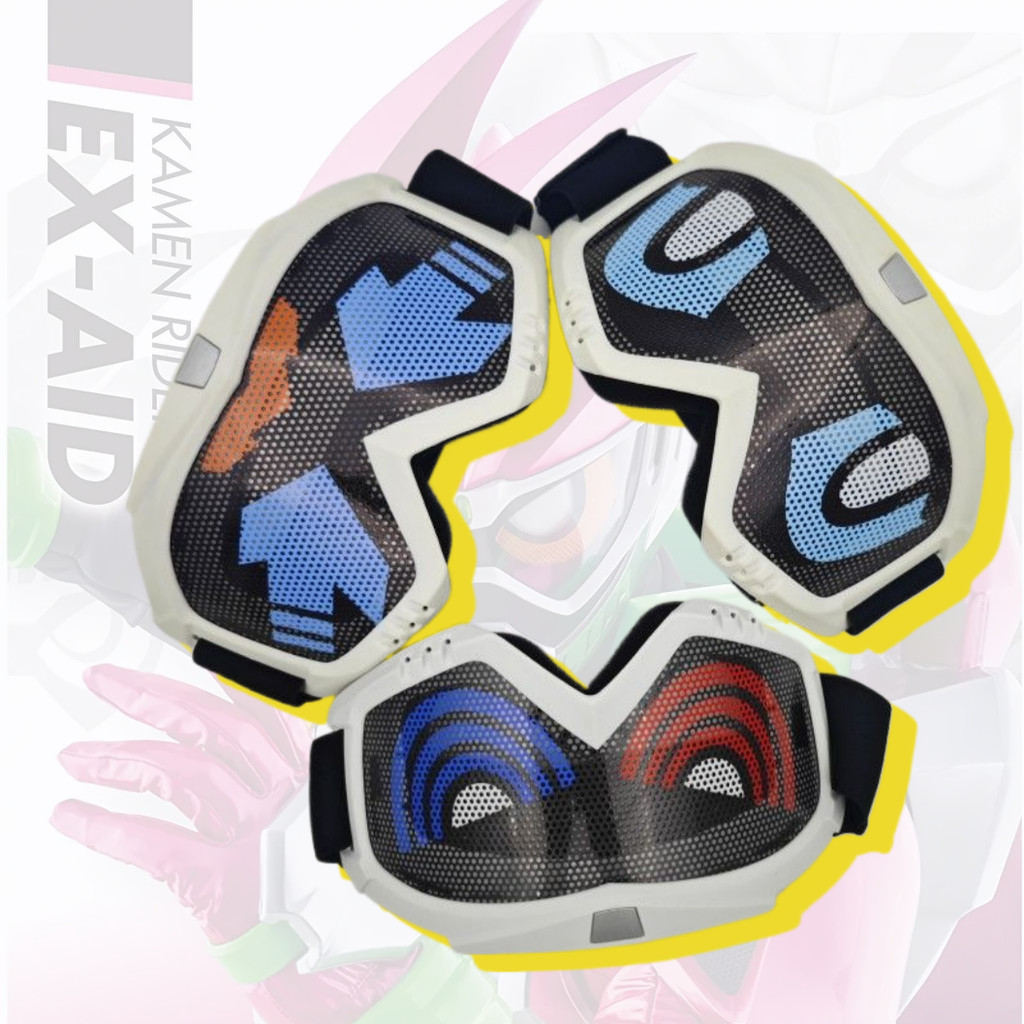 ของตกแต่งคอสเพลย์ Kamen Rider W หน้ากากตา Ex-AID&Gotchard แว่นตาขี่ ...
