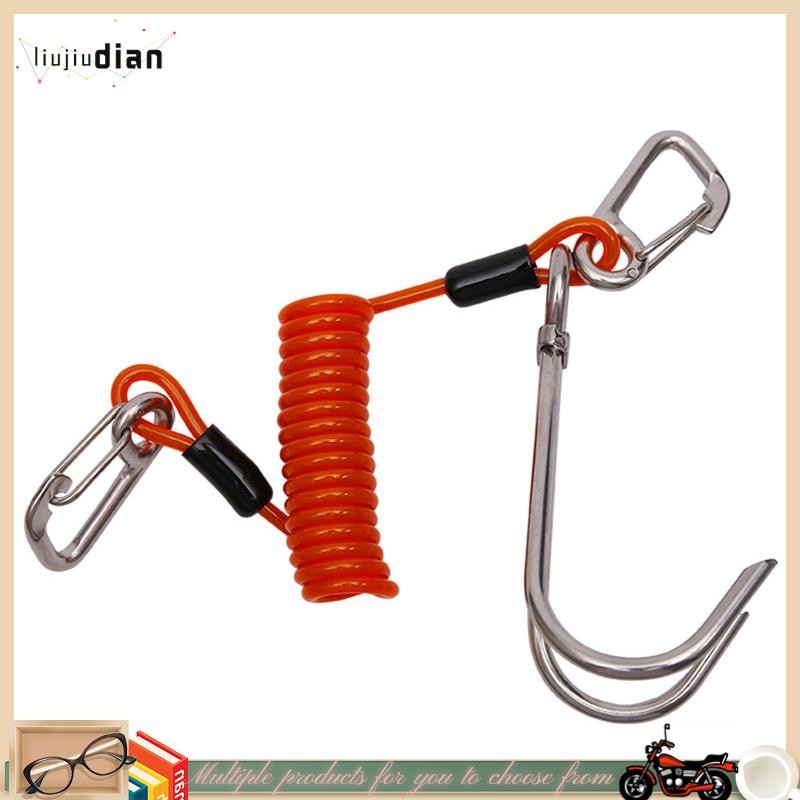 liujiudian.thStainless Steel Reef Hook Spiral Coil Spring Cord Hook ...