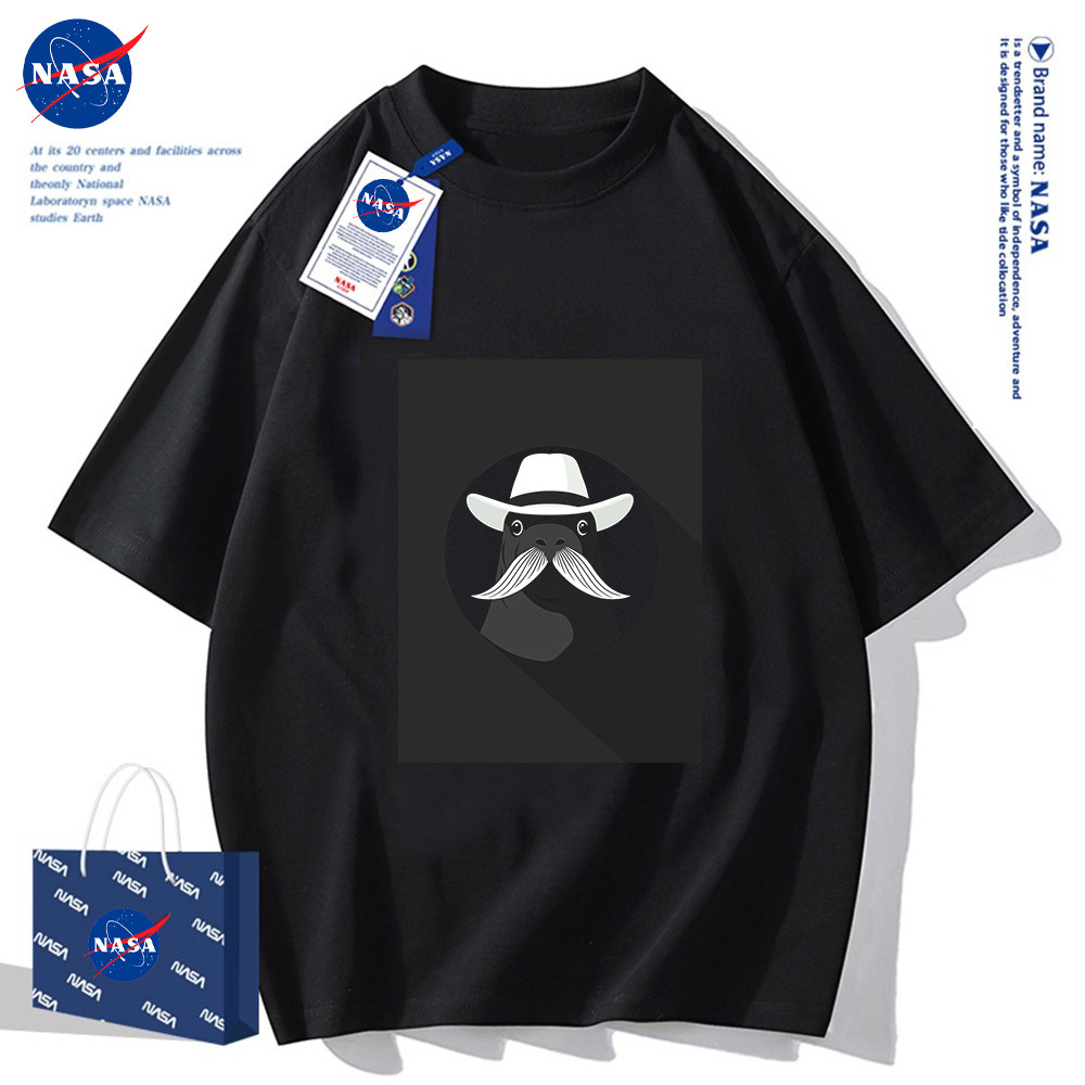 [COD]เสื้อ NASA เสื้อตลก Hank The Cowboy Walrus ผ้า cotton 100% 179บาท ...
