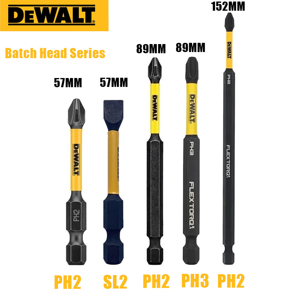 Dewalt 2PCS ไขควงกระแทกหัว PH2 57 มม. / 89 มม. 152 มม. ทนศีรษะ | Shopee ...