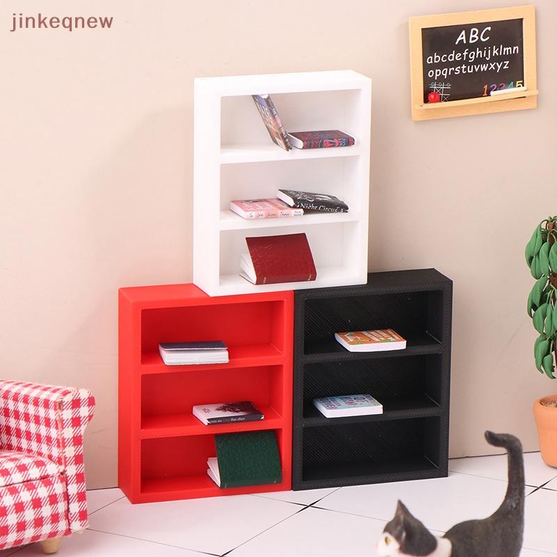 Jkth 1/12 Dollhouse Mini Wall Cabinet Storage ชั้นวางตุ๊กตาเฟอร์นิเจอร์ ...