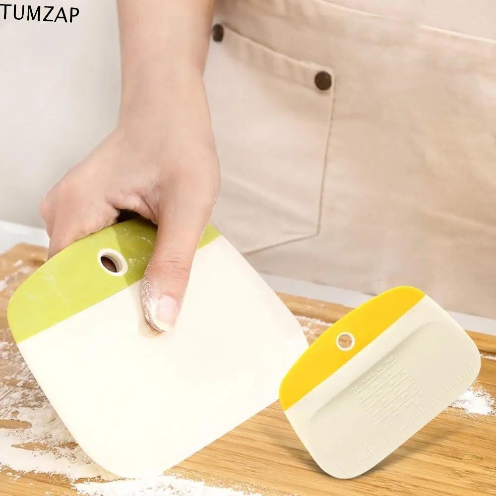 Tumzap เครื่องตัดขนมแป้ง 2 ชิ้น, เครื่องขูดม้านั่ง DIY อเนกประสงค์, เครื่องมืออบพร้อมสเกลการวัด ...