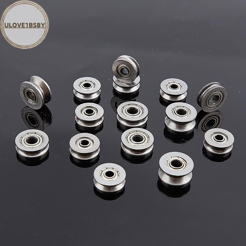 Ulove1bsby 5 ชิ้น VU Groove Roller Wheel Ball Bearings เย็บปักถักร้อย ...