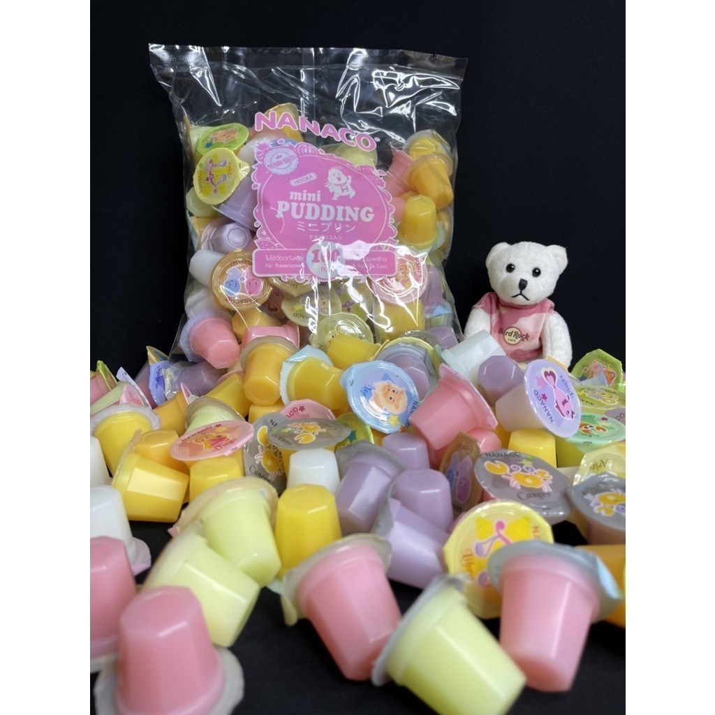 NANACO MINI PUDDING มินิพุดดิ้ง นานาโก๊ะ ขนาด 15 กรัม บรรจุ 100 ถ้วย ...