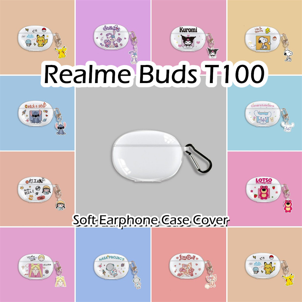 【imamura 】นําไปใช้กับ Realme Buds T100 เคส Case เคสหูฟัง การ์ตูน ...