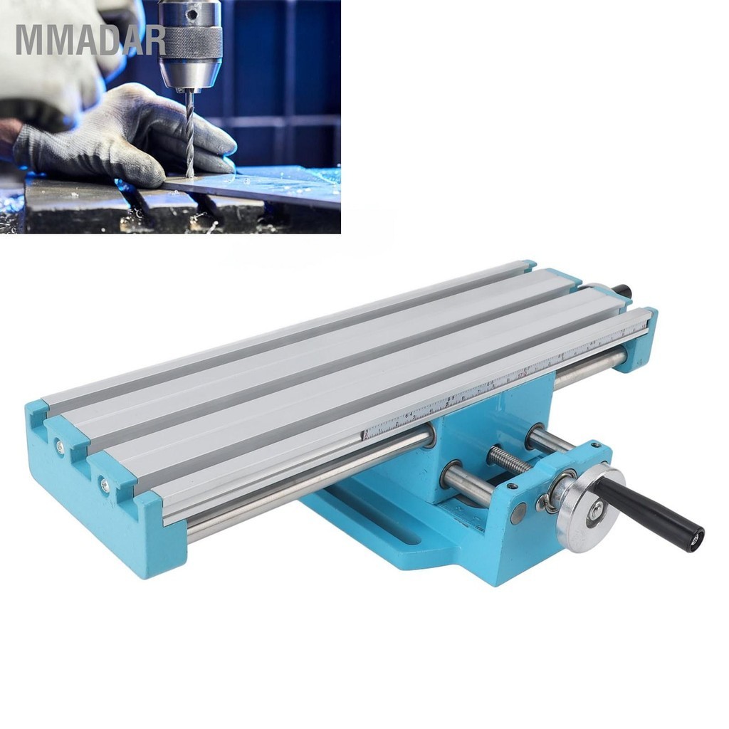 MMADAR MINI Bench เจาะ Workbench อลูมิเนียมอัลลอยด์มัลติฟังก์ชั่น CROSS ...