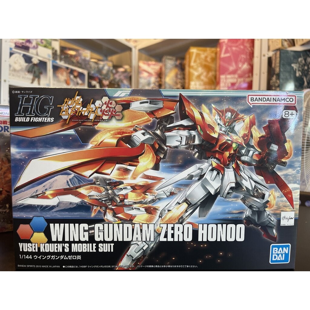 Bandai HGBF 1144 Wing Gundam Zero Honoo Model Kit Gundam Build Fighters ...