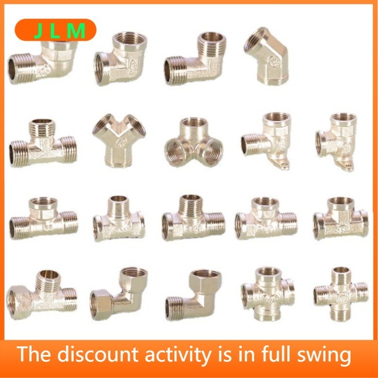 ((JLMR) Y-shaped Tee Corner Tee 20 มม.ท่อชุบทองแดงอุปกรณ์ 1/2 สแตนเลสสี ...