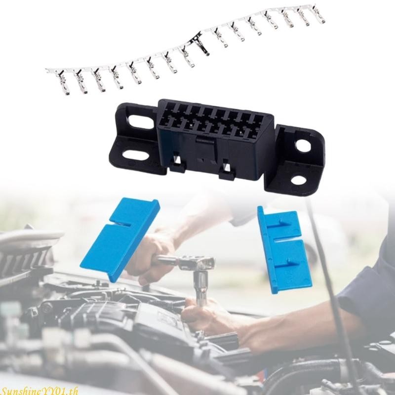 Sun 16pin หญิงมุม Obd2 Connector ปลั ๊ กอะแดปเตอร ์ ปลั ๊ กเครื ่ องมือ ...