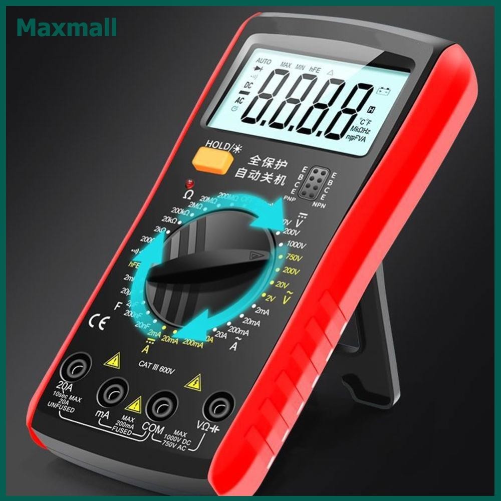 【Maxmall 】 Ohm Volt Amp Meter 1999 นับ AC/DC Capacitance Meter เครื ่ ...
