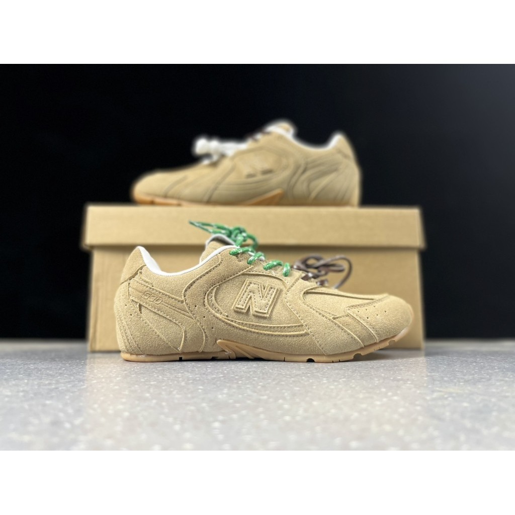 ของแท ้ 100 % Miumiu x New Balance NB Miu Miu Co-branded รองเท ้ าผ ้ า ...