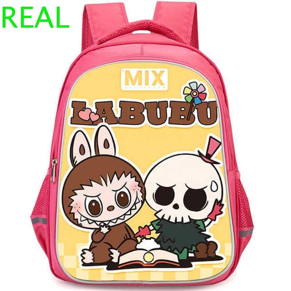 Real Labubu Backpack, น ้ ําหนักเบาขนาดใหญ ่ ความจุการ ์ ตูน Rucksack ...