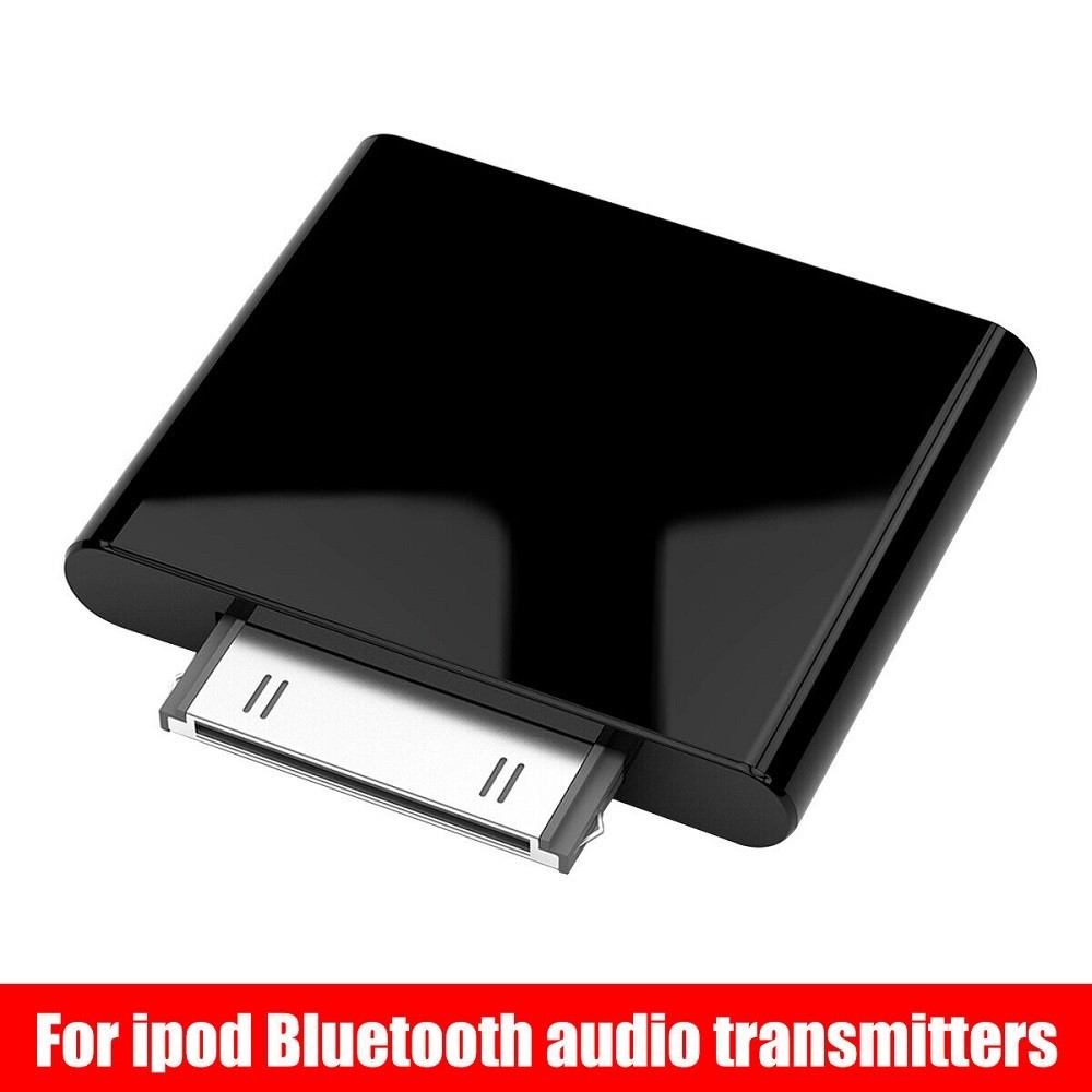 30pin เครื่องส่งสัญญาณบลูทูธอะแดปเตอร์ดองเกิลเสียงไร้สายสําหรับ iPod ...