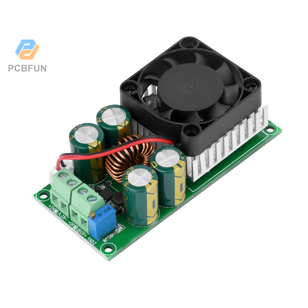 Pcbfun DC-DC DC โมดูล Buck ปรับได้ 120V100V96V72V48V36V ถึง 24V19V15V12V9V5V3V 10A | Shopee Thailand