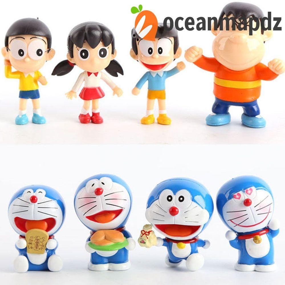Oceanmapdz Doraemon Action Figures อะนิเมะครอบครัว Portrait Miniatures ...