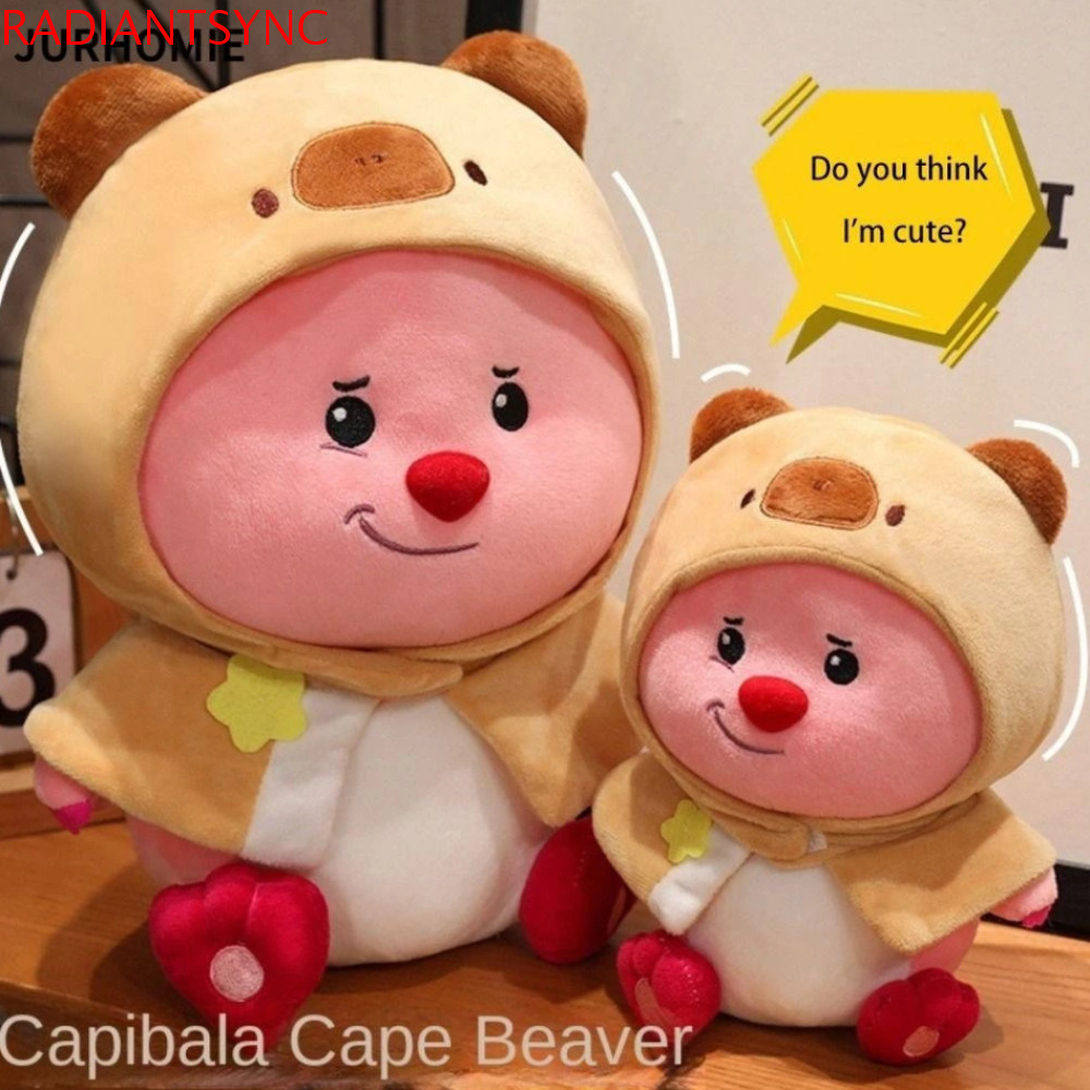 Radiantsync Loopy ตุ๊กตา, Capybara การ์ตูน Little Beaver ของเล่นตุ๊กตา, เด็กมาพร้อมกับตุ๊กตา ...