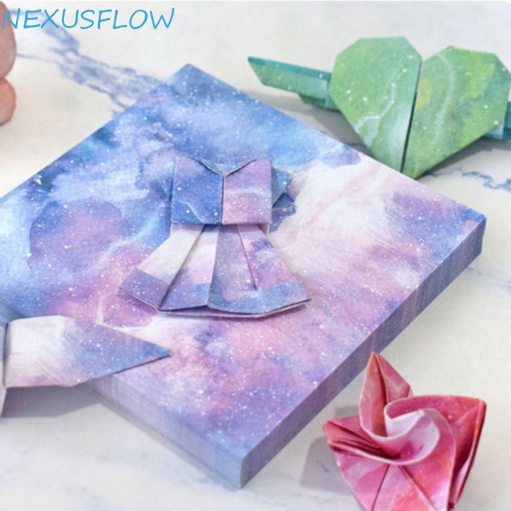 Nexusflow กระดาษพับ Galaxy Premium Double Sides Square DIY กระดาษงานฝีมืองานฝีมือ | Shopee Thailand