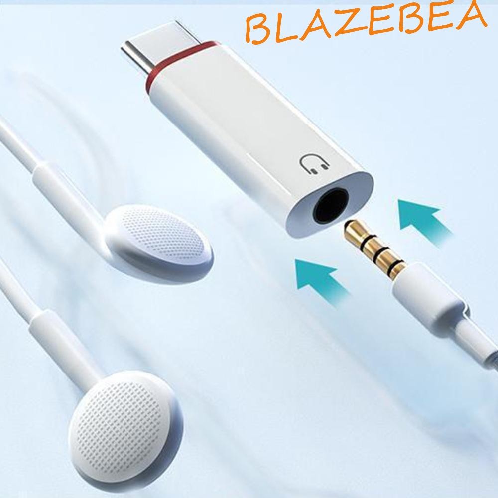 Blazebea ชุดหูฟังแบบมีสาย Type C Converter, อะแดปเตอร์ AUX หญิง 3.5 มม.Type-C ถึง 3.5 มม., Type ...