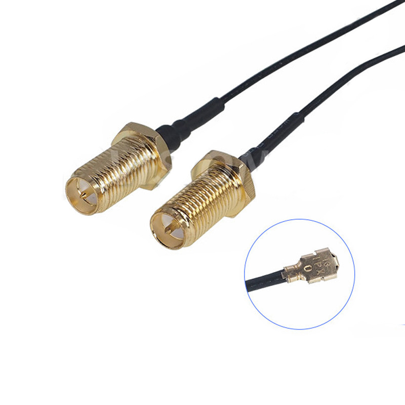 Ipex ถึง SMA หญิงรูในชาย Pin SMA ถึง IPX อะแดปเตอร์สาย WIFI/GSM/3G/GPS ...