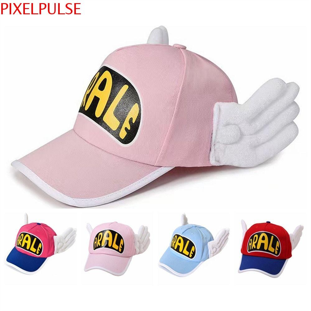 Pixelpulse Dr.Slump Cap, Angel Wings Sunproof Arale Baseball Hat, Sun ...