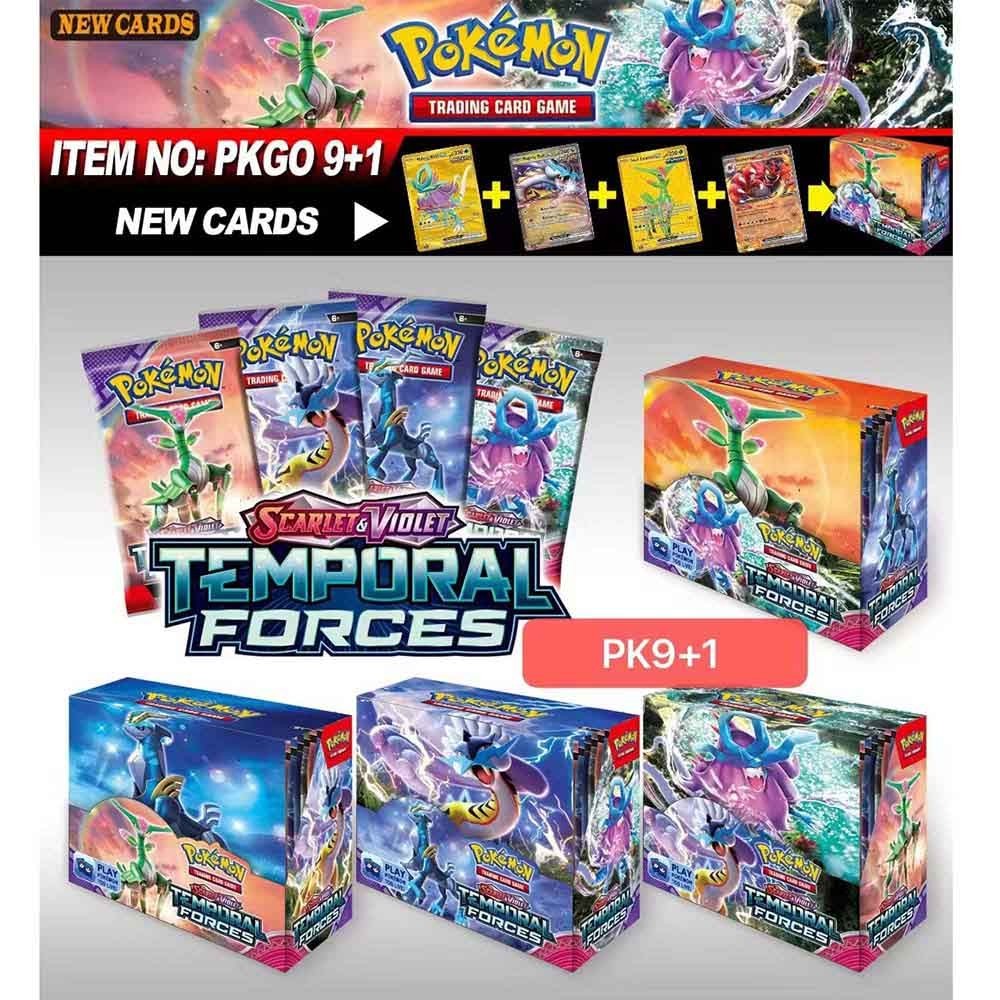 Pokemon TCG Temporal Forces Booster Box of 36 Packs : Sealed : Scarlet & Violet Board games ...
