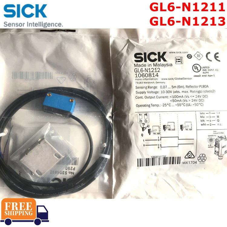 สวิตช์ SICK GL6-N1211 1059923 Gl6 N1212 1060814 ใหม่ ของแท้ | Shopee Thailand