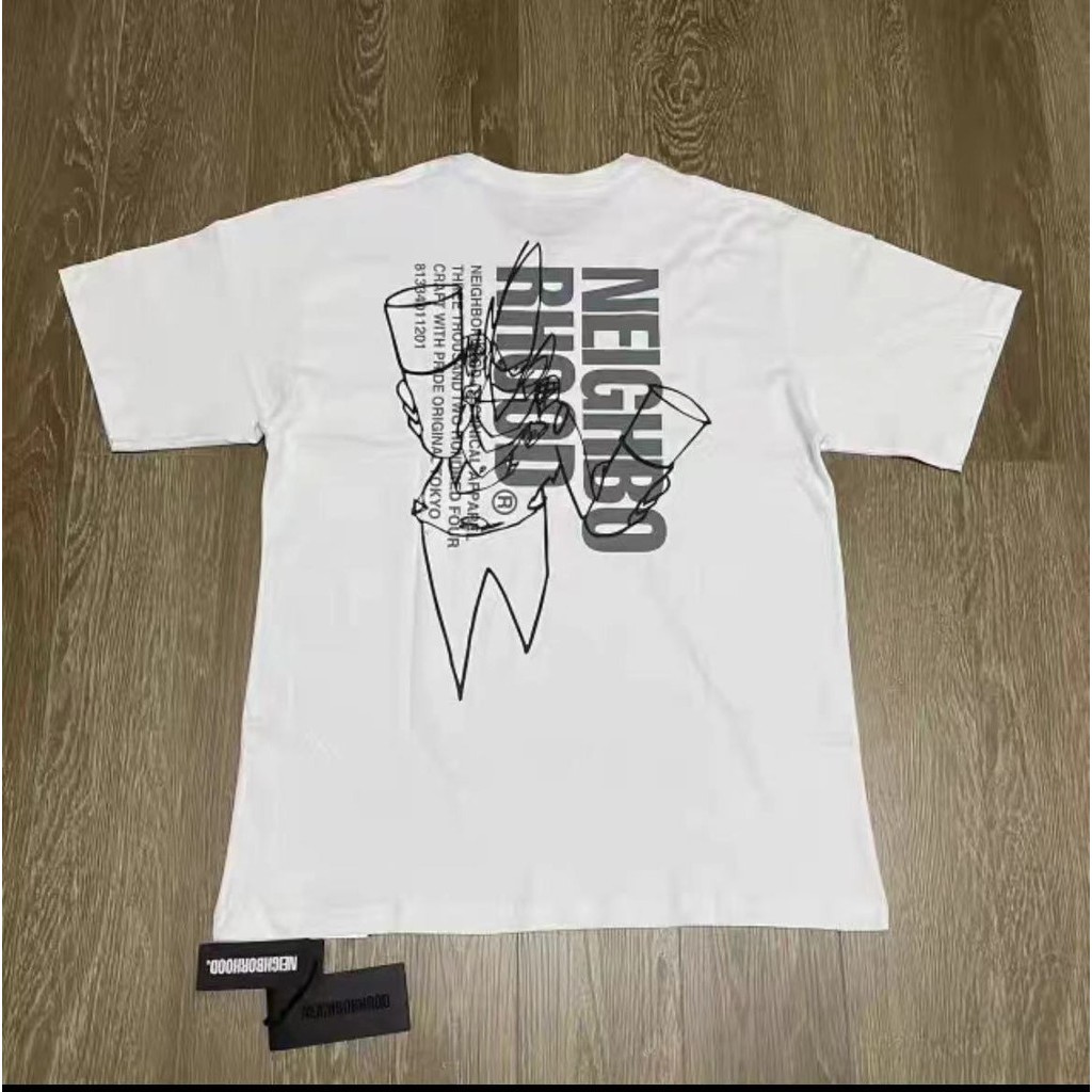 Nbhd X FUTURA Co เสื ้ อยืดส ่ งตัวอักษรแขนสั ้ นแบรนด ์ | Shopee Thailand