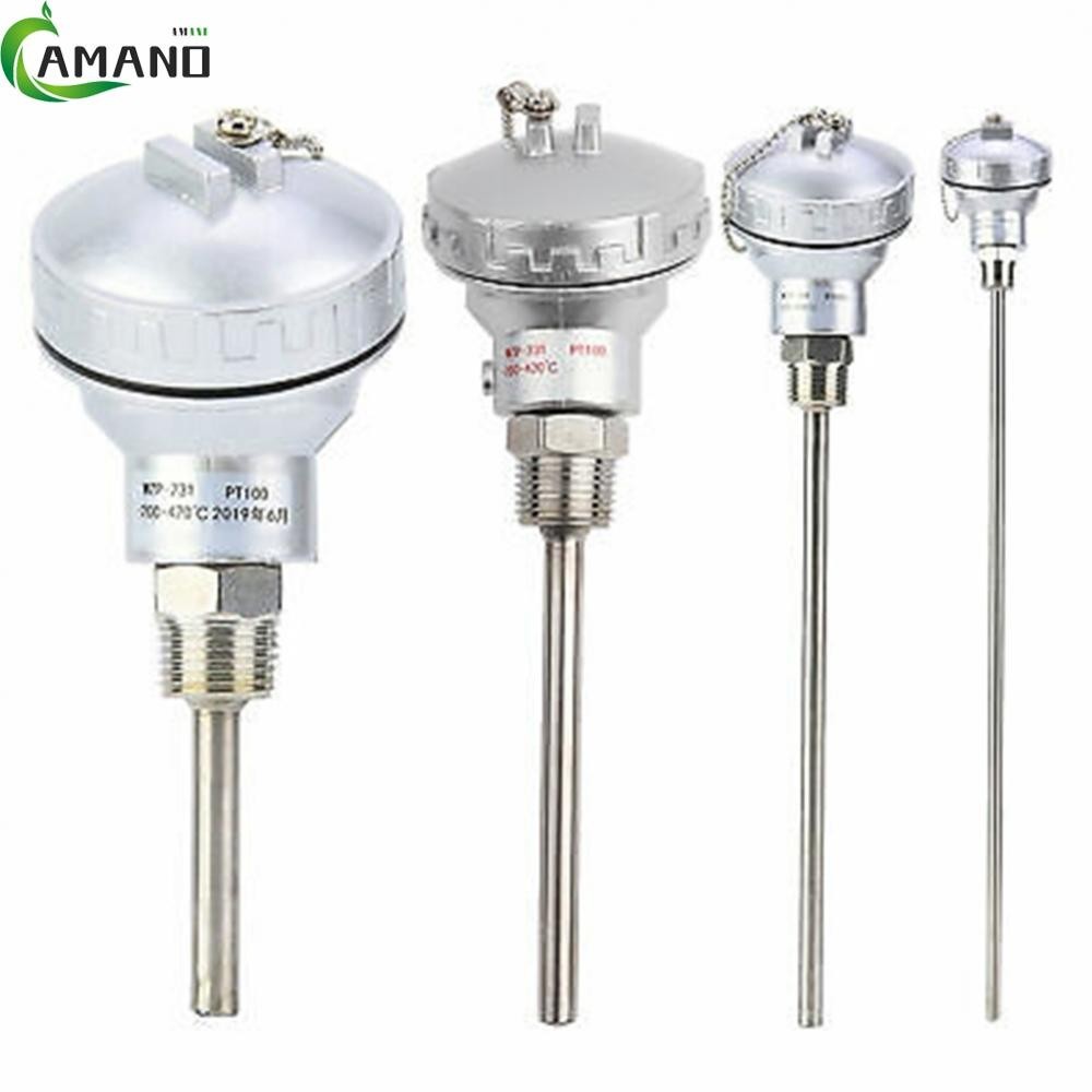 【AMANDA】Highly Accurate RTD PT100 Temperature Sensor Probe with 1/2 NPT ...