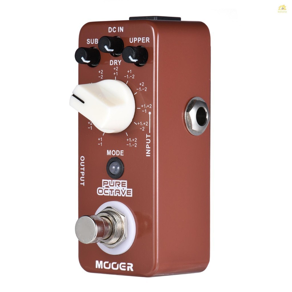 Mooer PURE Octave แป้นเหยียบเอฟเฟคกีตาร์ แบบโลหะ 11 โหมด | Shopee Thailand