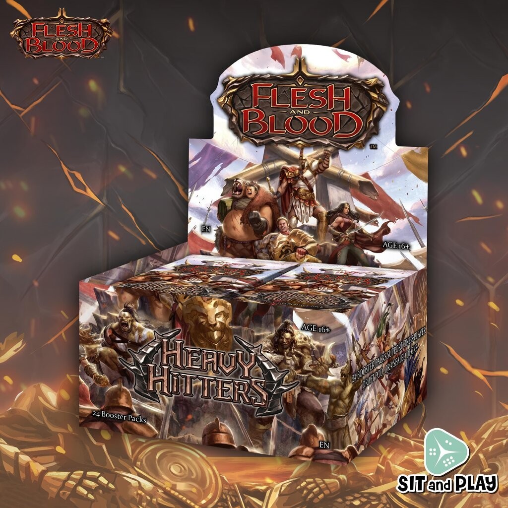 Flesh and Blood TCG - Heavy Hitters - Booster Box การ์ดเกมเฟลชแอนด์บลัด fabtcg | Shopee Thailand