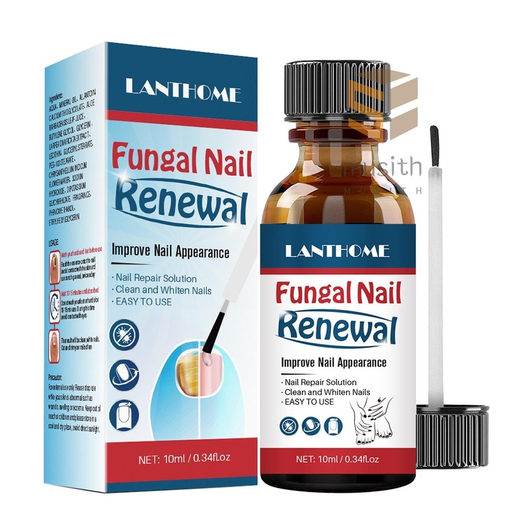 Lanthome 10ml Fangal Nail Renewal Enhanced Nail Repair Solution Gentle ...