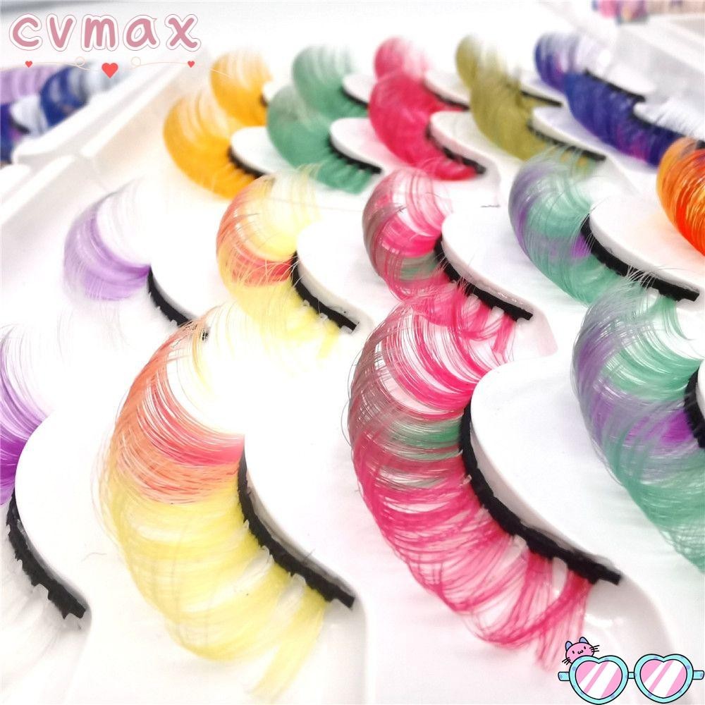 Cymx ขนตาปลอม DD Curl หลากสี ใช้ซ้ําได้ 17-20 มม. 5 คู่ | Shopee Thailand