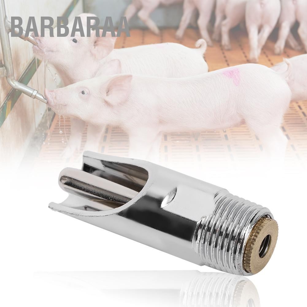 Barbaraa 5 ชิ้นแบนอัตโนมัติหมูดื่มที่ถอดออกได้ปศุสัตว์ดื่มเครื่องมือหมู ...